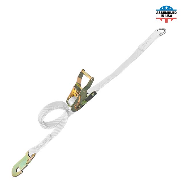 1" Ratchet Tent Strap with O-Ring fitting and Snap Hook strap | Mega ...