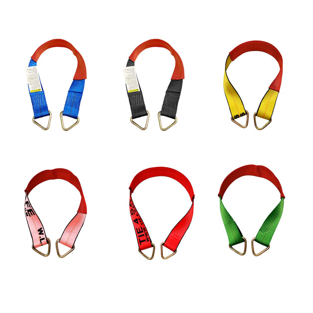 Off-Road USA Axle Straps w/ Round D Rings | Mega Cargo Control