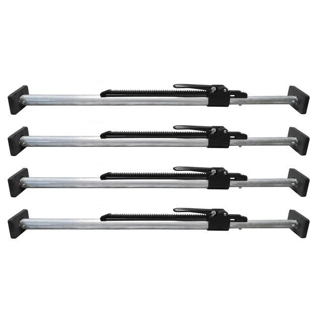 4 Pack 89.5”-104” Cargo Load Bar for Enclosed Trucks and Semi Trailers ...