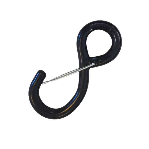 1" Vinyl Coated S Hook With Keeper | Mega Cargo Control