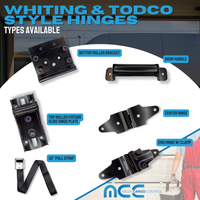 Whiting Door Top Roller Fixture Slide Hinge Plate | Mega Cargo Control