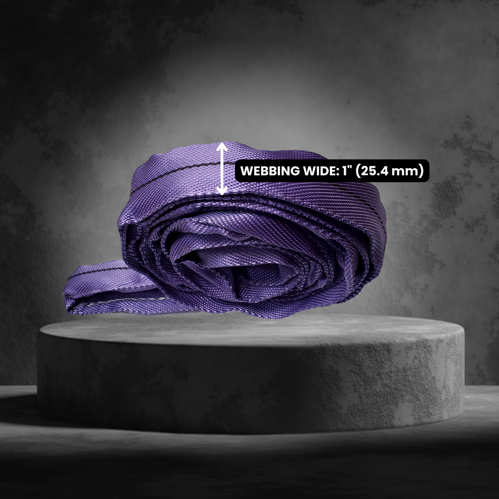 1" Endless Round Lifting Sling Rigging Wrecker Recovery 2600 lbs | Mega ...